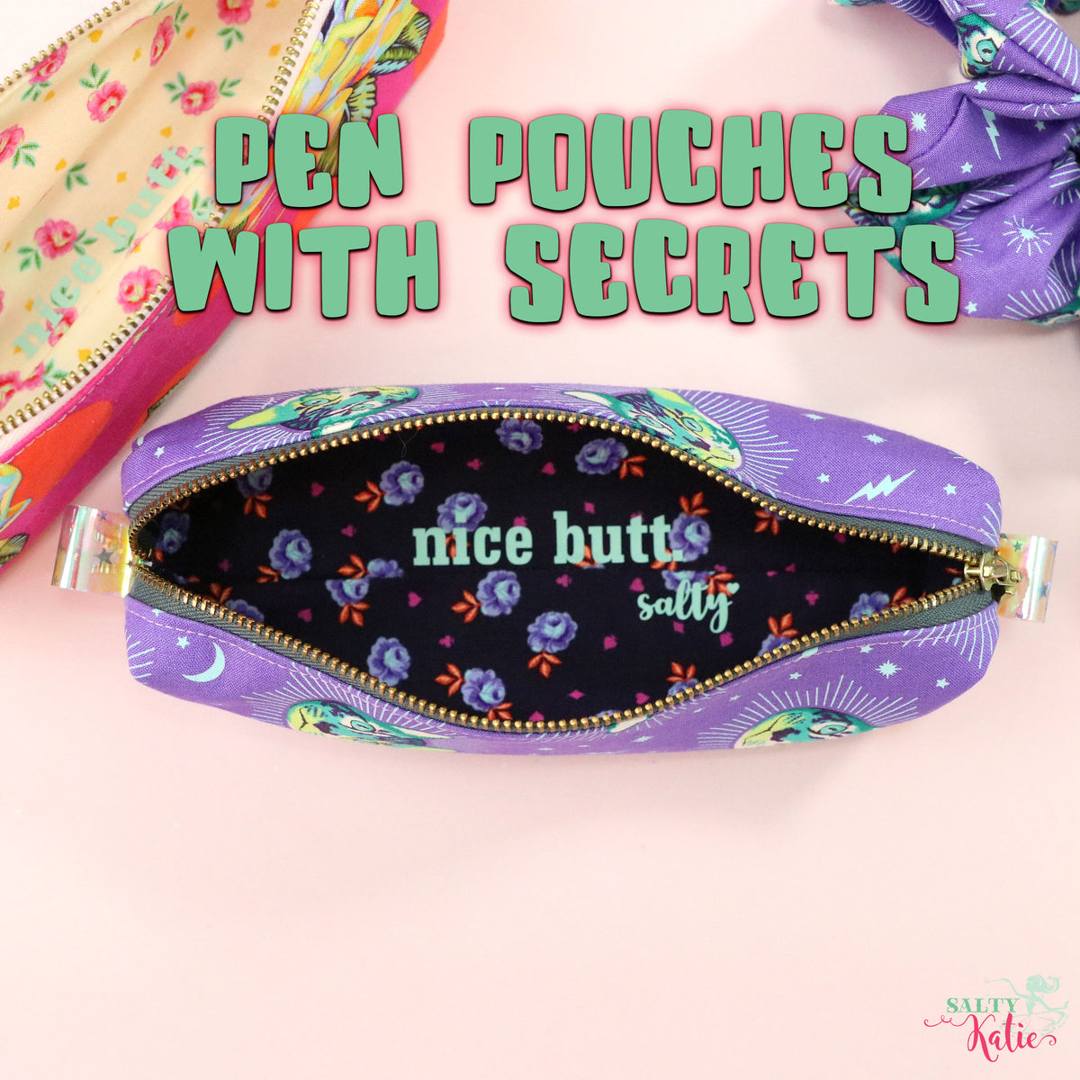 SALTY SECRET PEN POUCHES – SaltyKatie